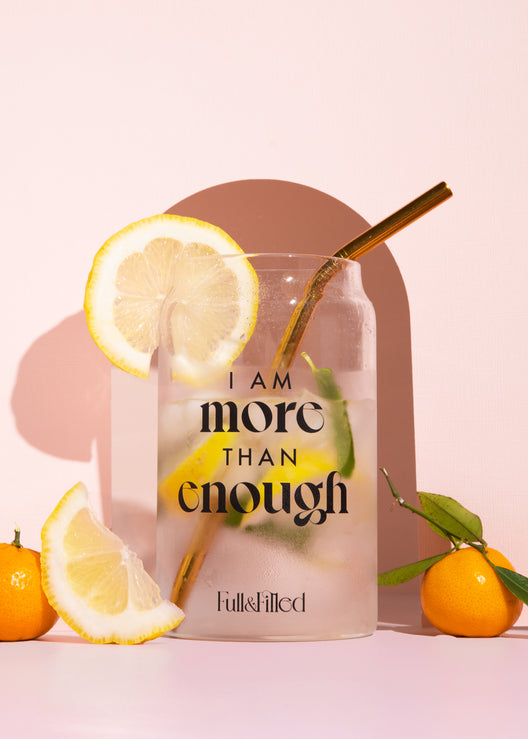 Full & Filled | Luxury Affirmation Glassware for Self-Care and Style